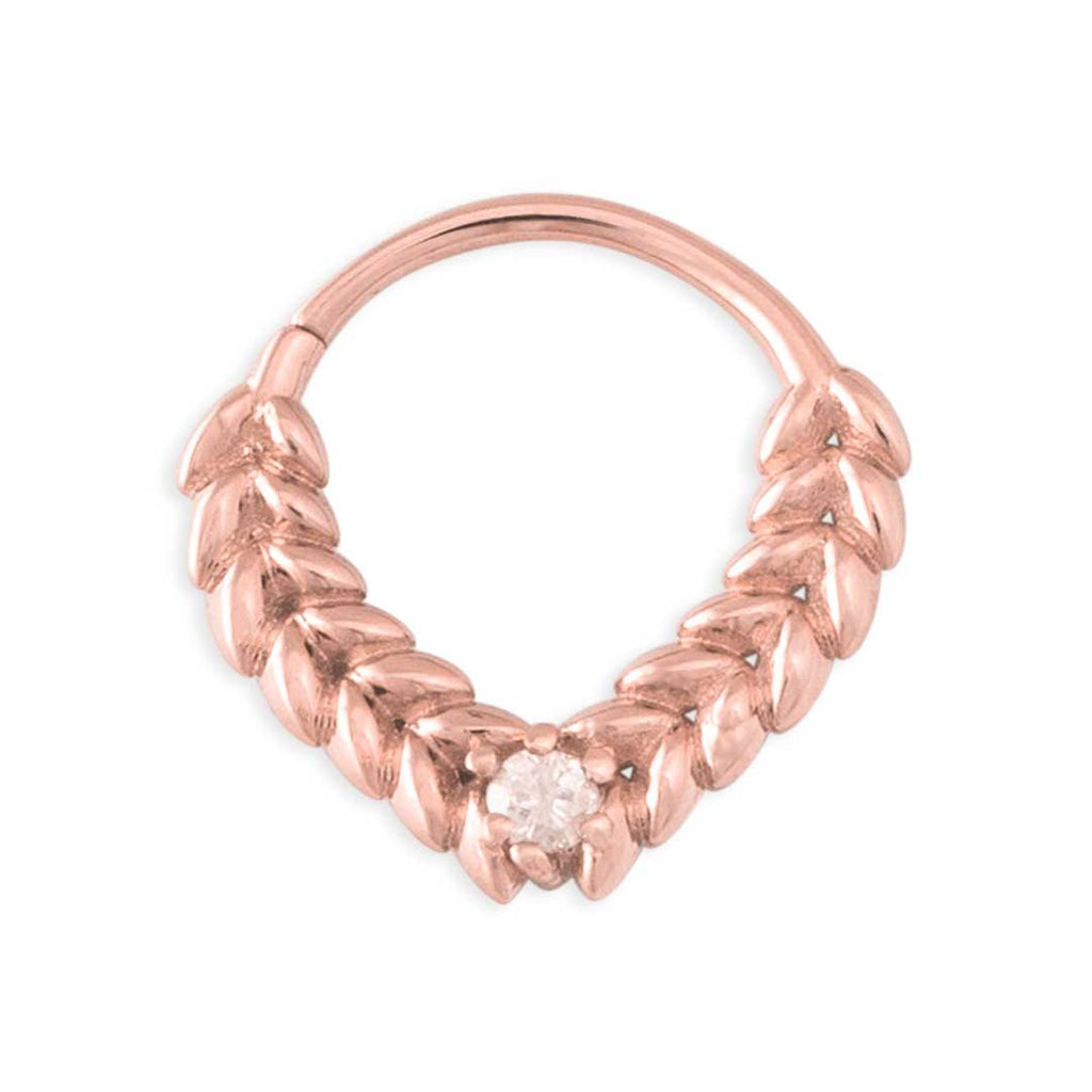 Olive Branch Continuous Ring 5/16"