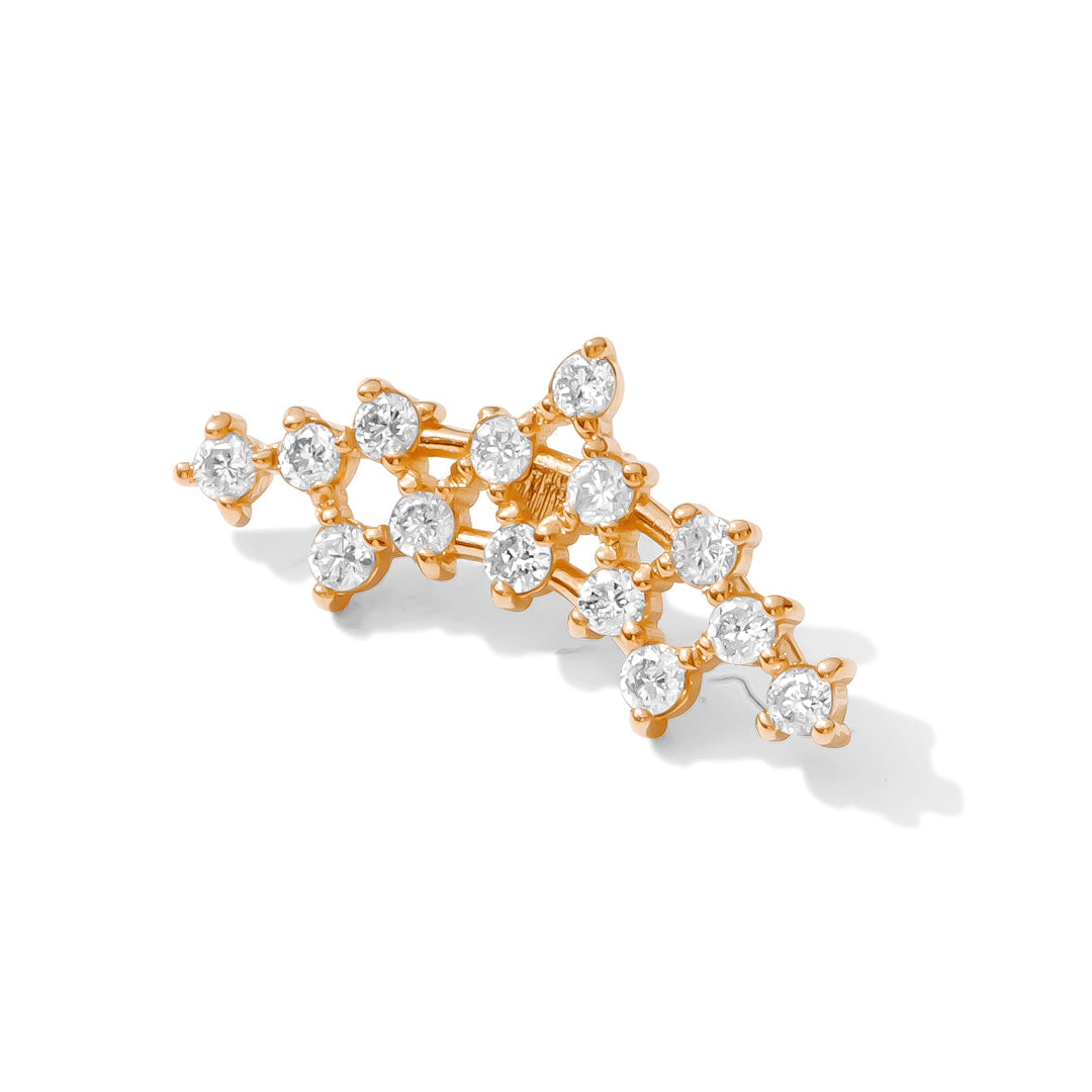 Andromeda | 14k Threadless Ends | TAWAPA