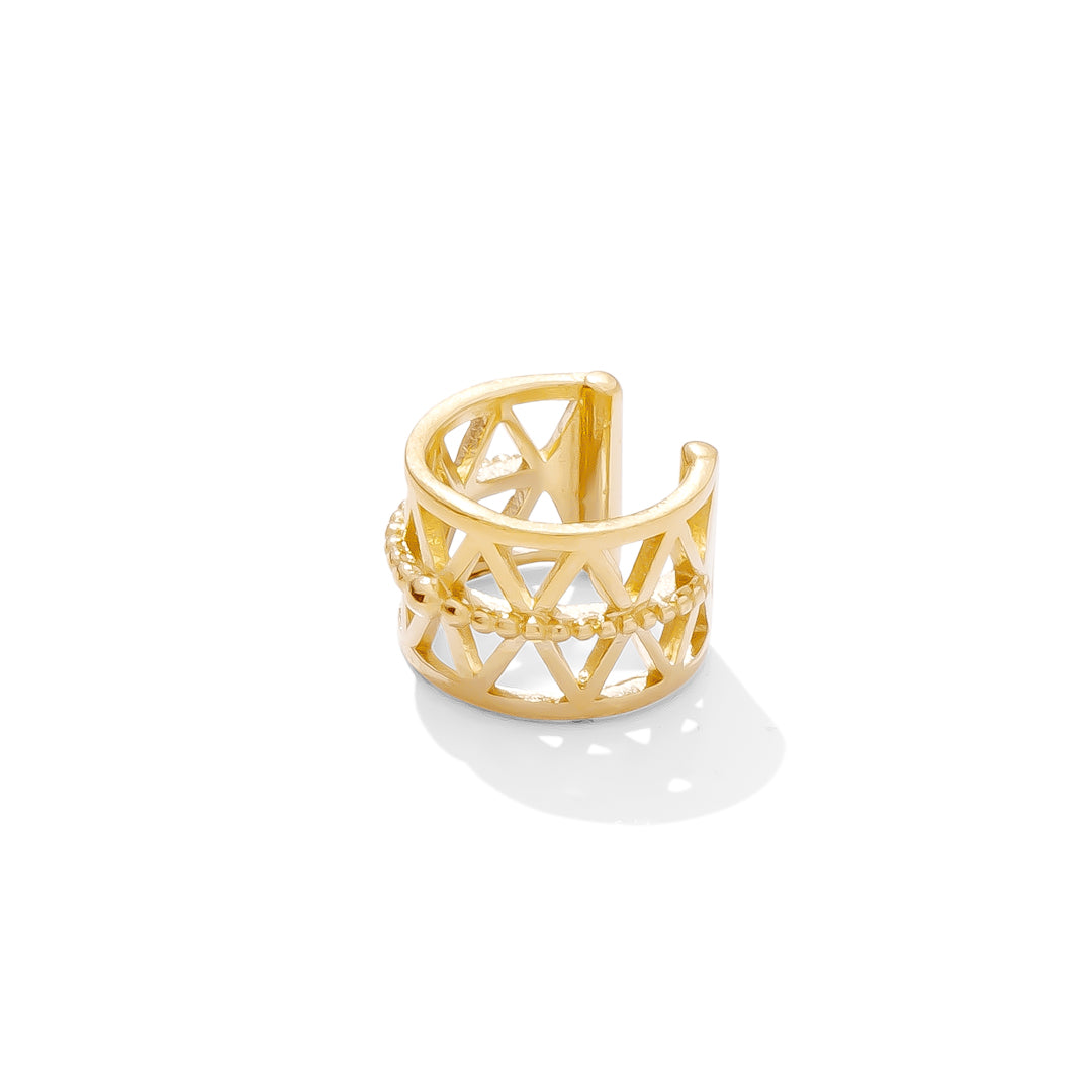 Beaded Triangle Ear Cuff – TAWAPA