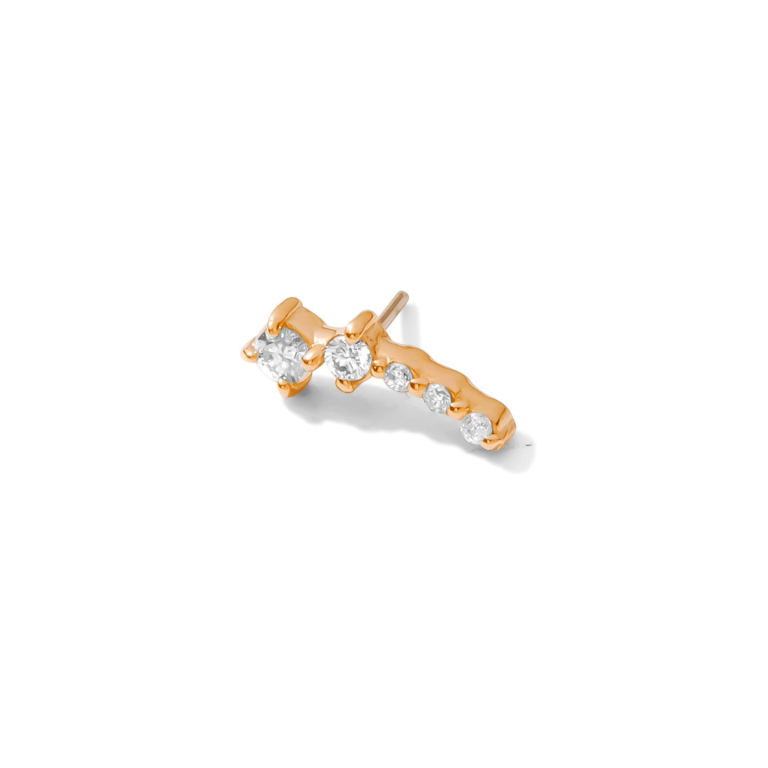 Haley | 14k Threadless Ends | TAWAPA