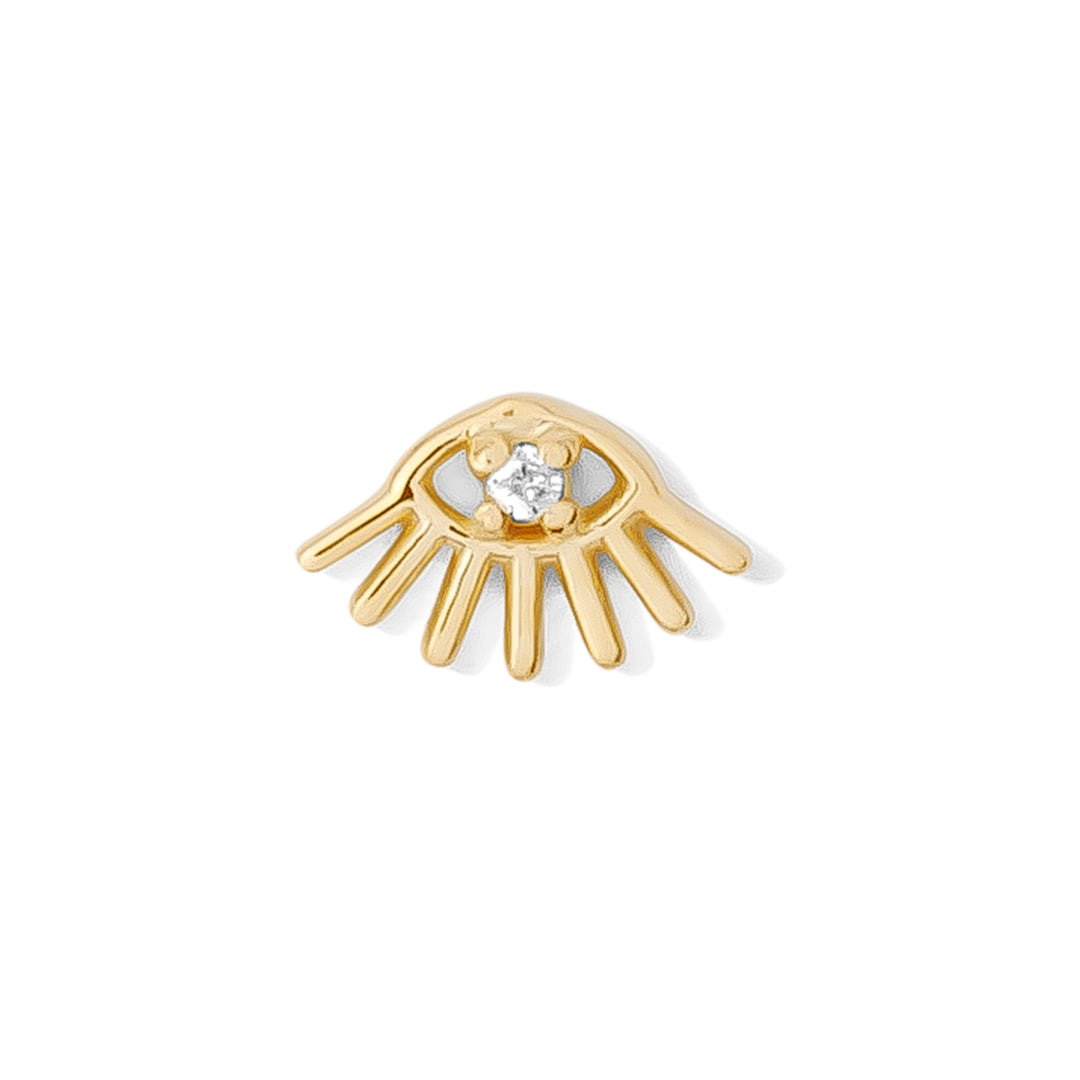 Little Evil Pin | 14k Threadless Ends | TAWAPA